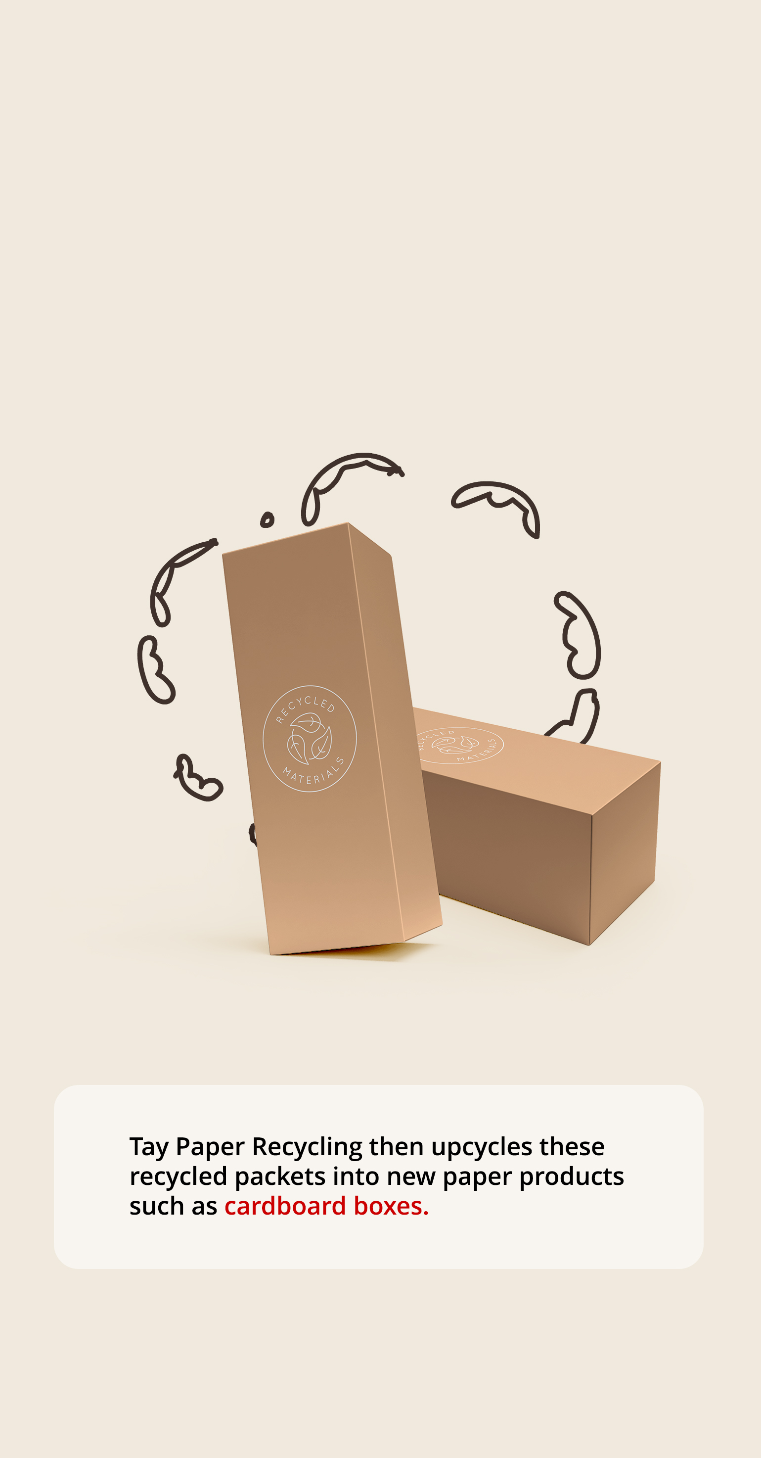 Festive Packet Recycling