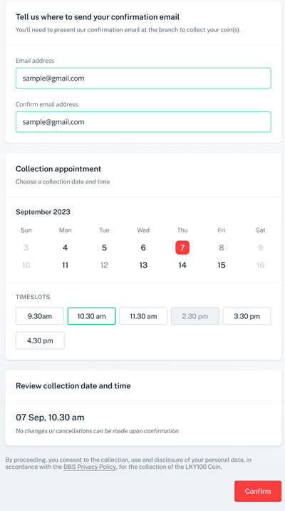 Successful LKY100 Commemorative Coin applicants assigned to DBS/POSB ...