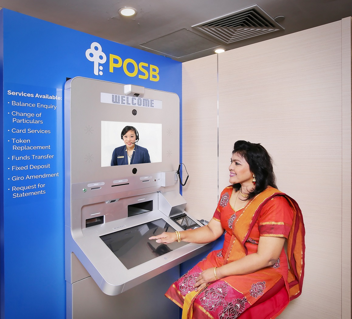 POSB launches pilot of Singapore's first Video Teller Machines