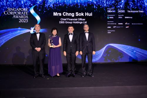 DBS wins top honours at the Singapore Corporate Awards
