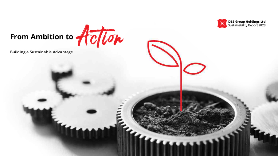 DBS Bank's Sustainability Agenda: GSC and BSC Overview | DBS Bank